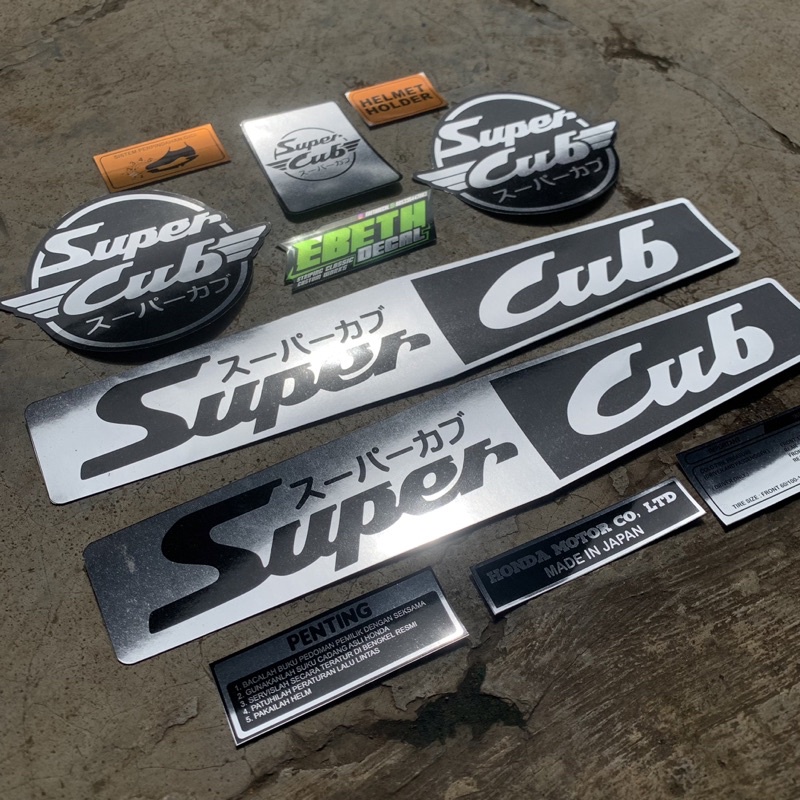 Enethdecal Sticker HONDA C70, SUPER CUB+Sticker Detailing | Shopee ...