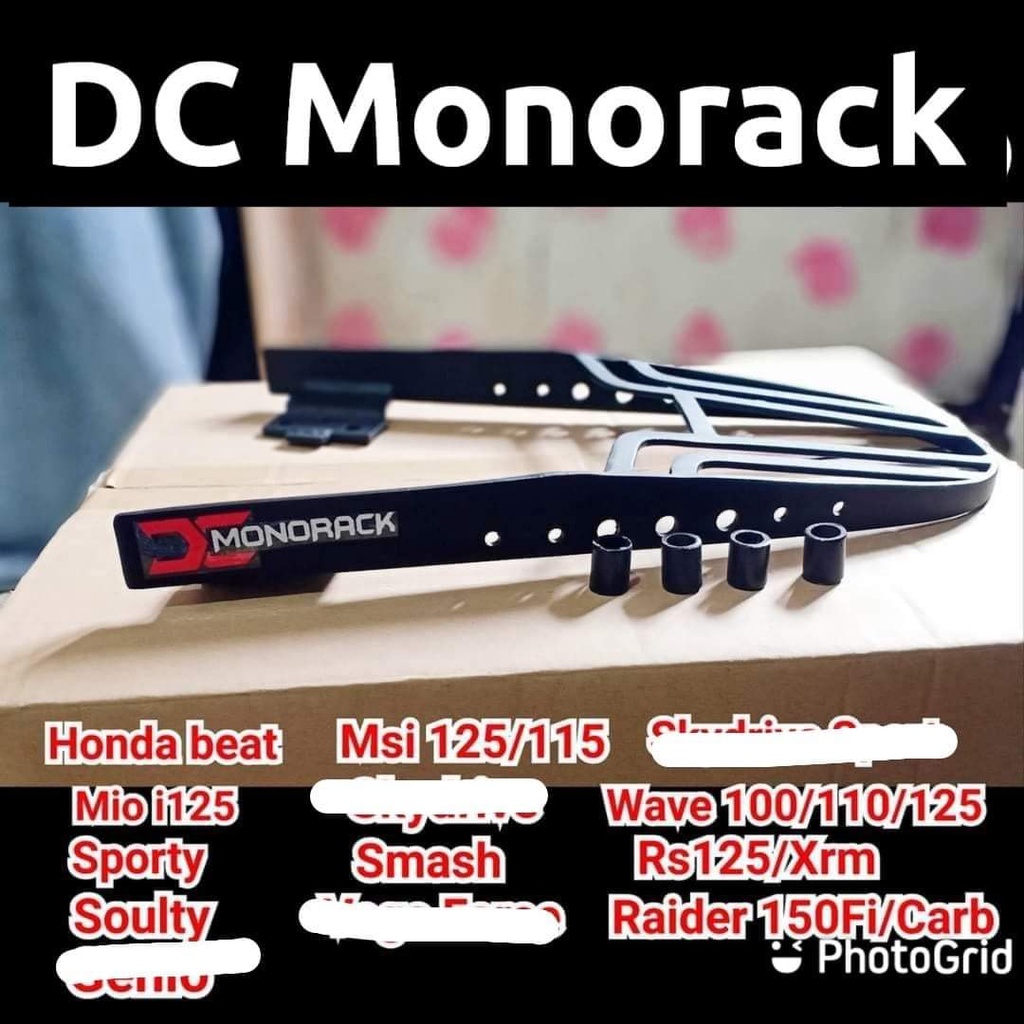 LIFETIME WARRANTY!! DC Monorack for Honda Click V2 V3 150i and 125i ...