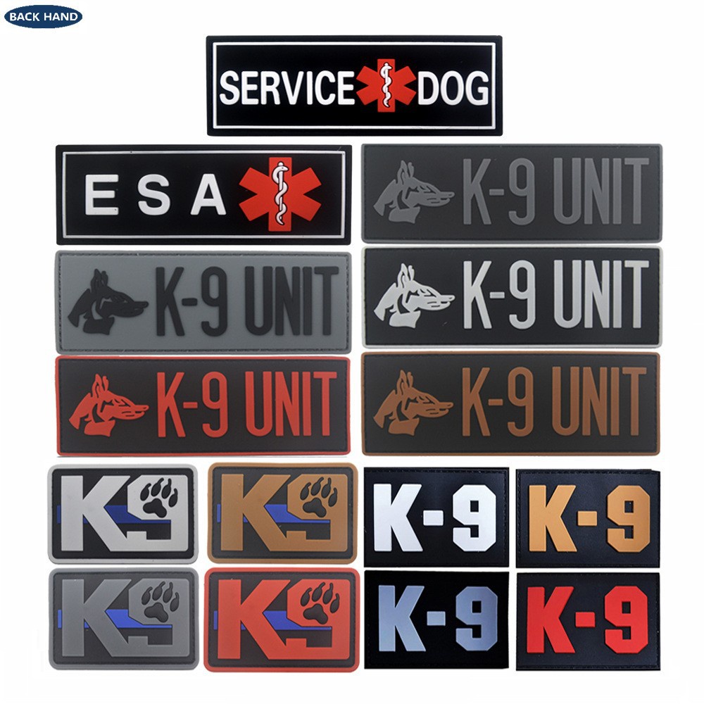 Haike Amazon Supply Source k-9 UNIT ESA Dog Strap Sticker Velcro ...