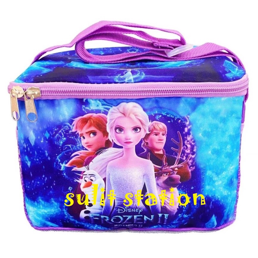 FROZEN ELSA ANNA CHARACTER THERMAL FOIL INSULATED FOOD LUNCH SNACK ...