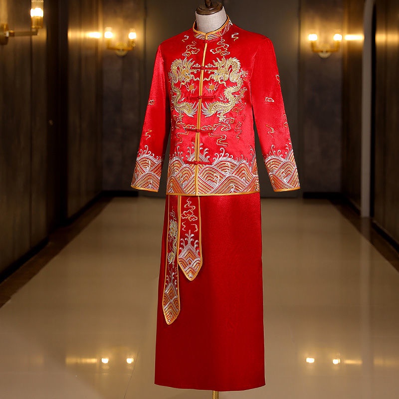 Xiuhe Clothing Groom Wedding 2022 New Style Men Chinese Tang Suit Dress ...
