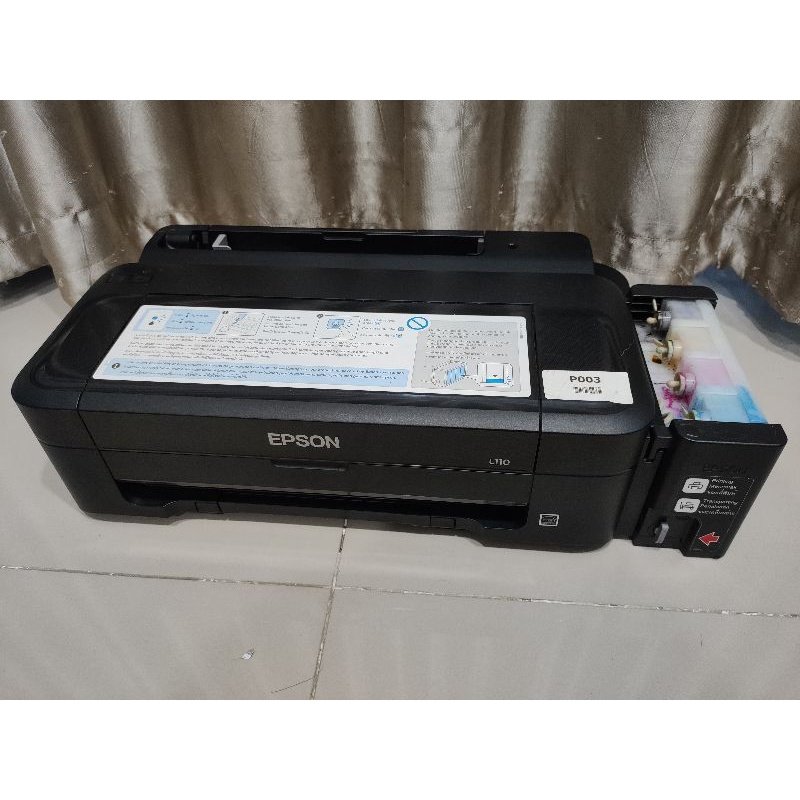 ((Used)) Epson L110 Black And White Inkjet Printable Only. | Shopee ...