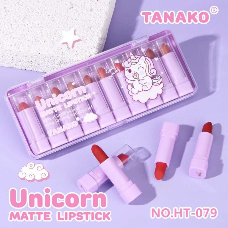 Original 10in1 Tanako Unicorn Lipstick Matte Color | Shopee Philippines