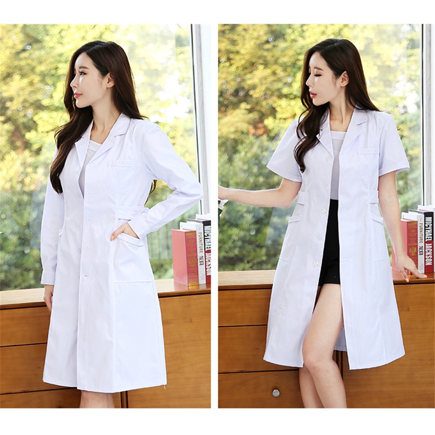 Nurse Medical Uniform Woman Hospital Clinic Work Wear Short&Full Sleeve ...