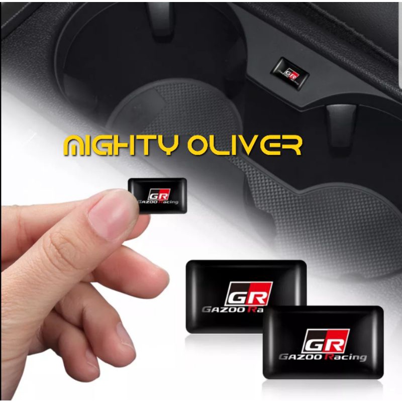 Gazo RACING EMBLEM GR TOYOTA RAIZE ROCKY YARIS CALYA AGYA FORTUNER RUSH ...