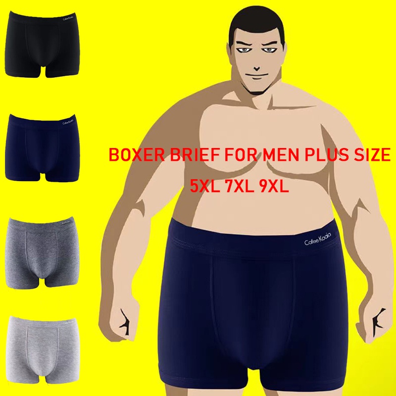 Boxer Brief for Men plus size men's plus size briefs large weight men's ...