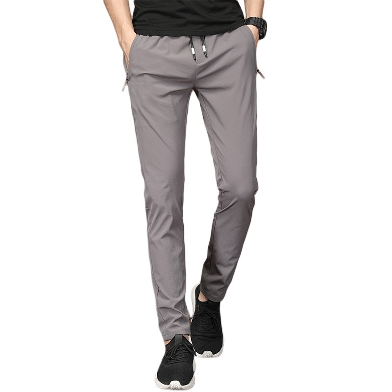 Men's Pants Jogger Pants Zipper With Pocket Stretchable Summer Men's ...