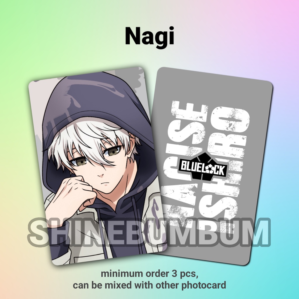Photocard Blue Lock x GiGO (2-Sided) | Shopee Philippines