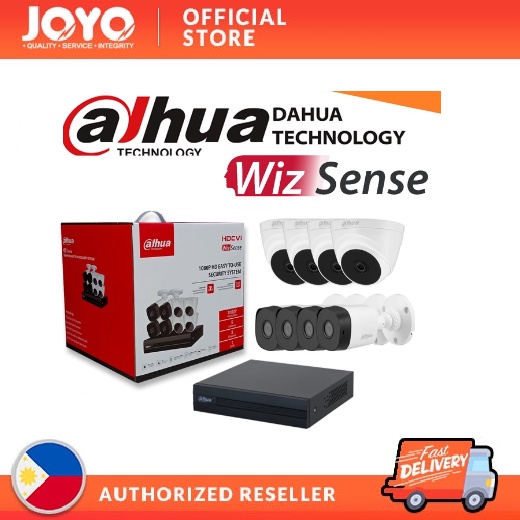 DAHUA CCTV DH-KIT-CVI2MP4B4T-I WIZSENSE 8CH KIT/HDCVI CAMERA 8/ACESSORY ...