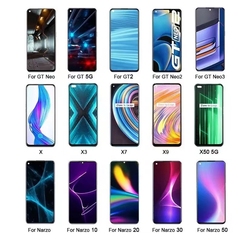 LCD For Realme C1 C2 C3 5 5i 6i 3 Pro 5 Pro 6 Pro 7 7i 8i 9i 8 5G C3 C11 2020 C12 C15 C20 C21 ...