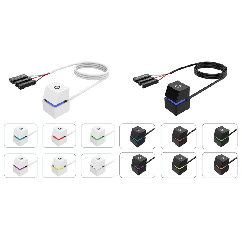 C* Desktop Computer Power Switch External Remote Start PC Motherboard ...