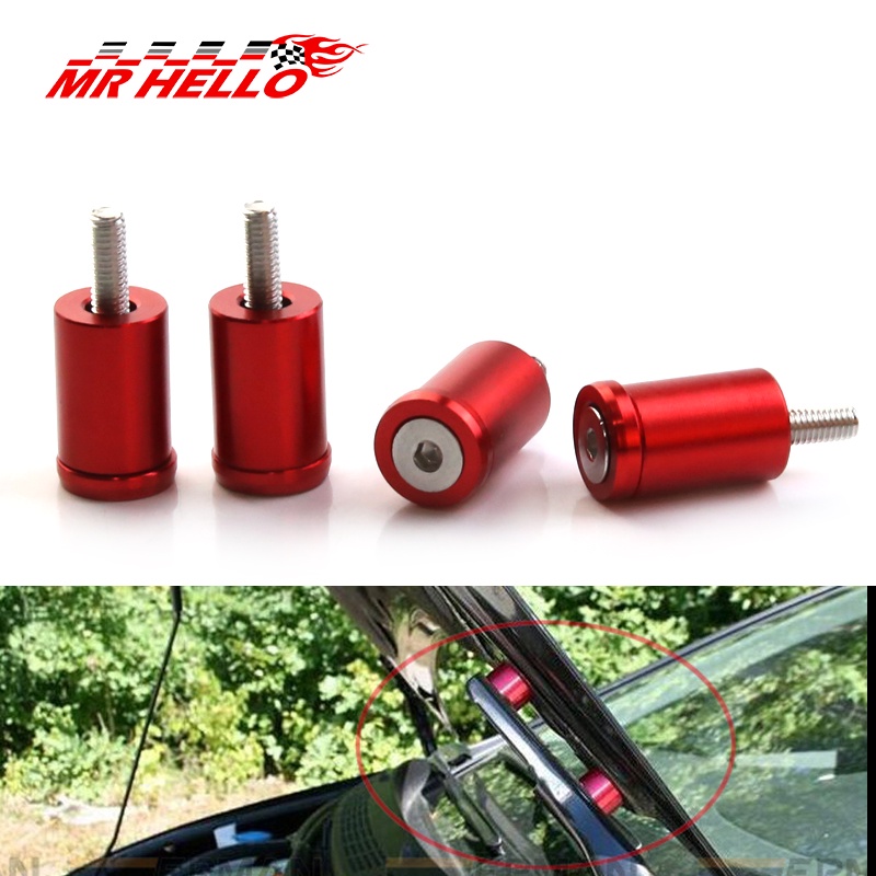 Universal Racing Aluminum 1" Billet Hood Vent Spacer Riser Kits For All ...