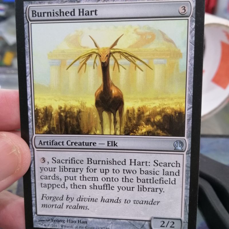 1 Burnished Hart Theros MTG card magic commander EDH | Shopee Philippines