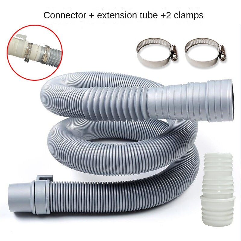 Universal Automatic Washing Machine Outlet Pipe Drain Hose Double Tube ...