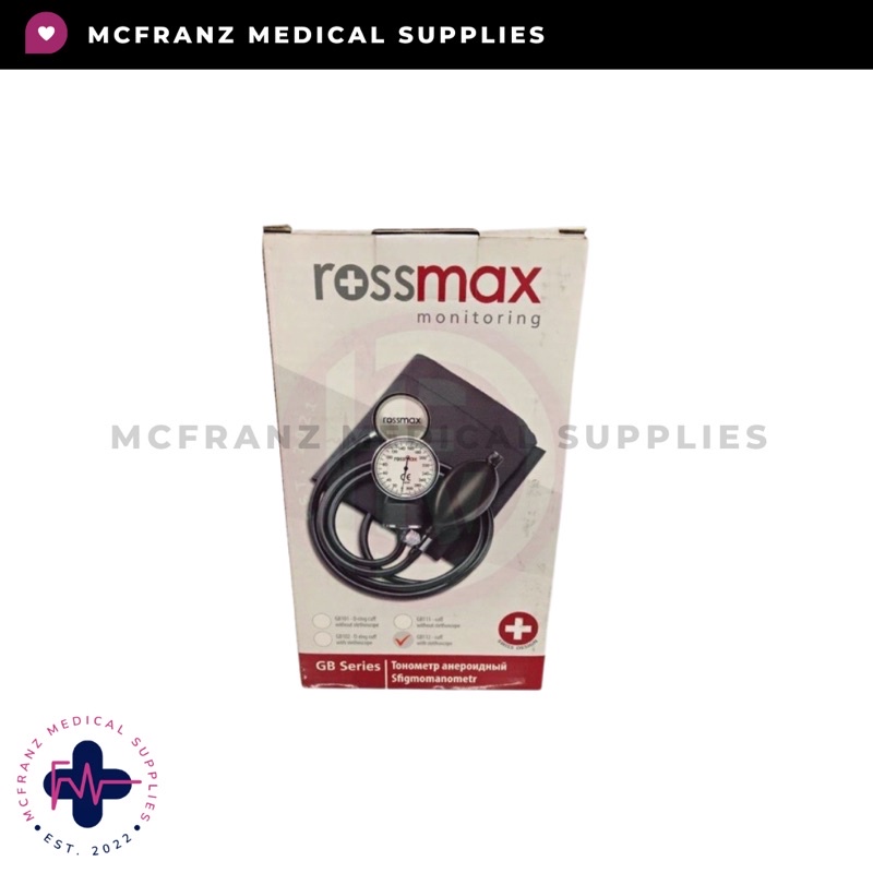 BP Apparatus Set Adult ROSSMAX (Aneroid & Stethoscope) | Shopee Philippines
