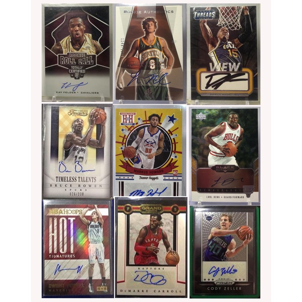 Autograph / Signature nba cards | Shopee Philippines