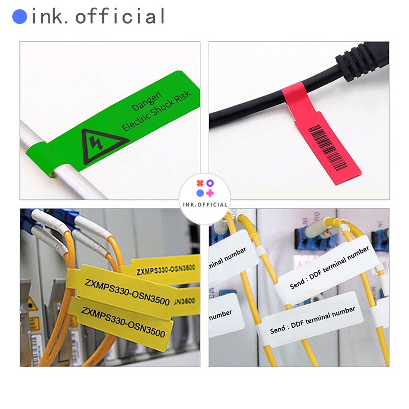 Marking paper Sticker Organizer for Cable Labels Wire Marking Network ...