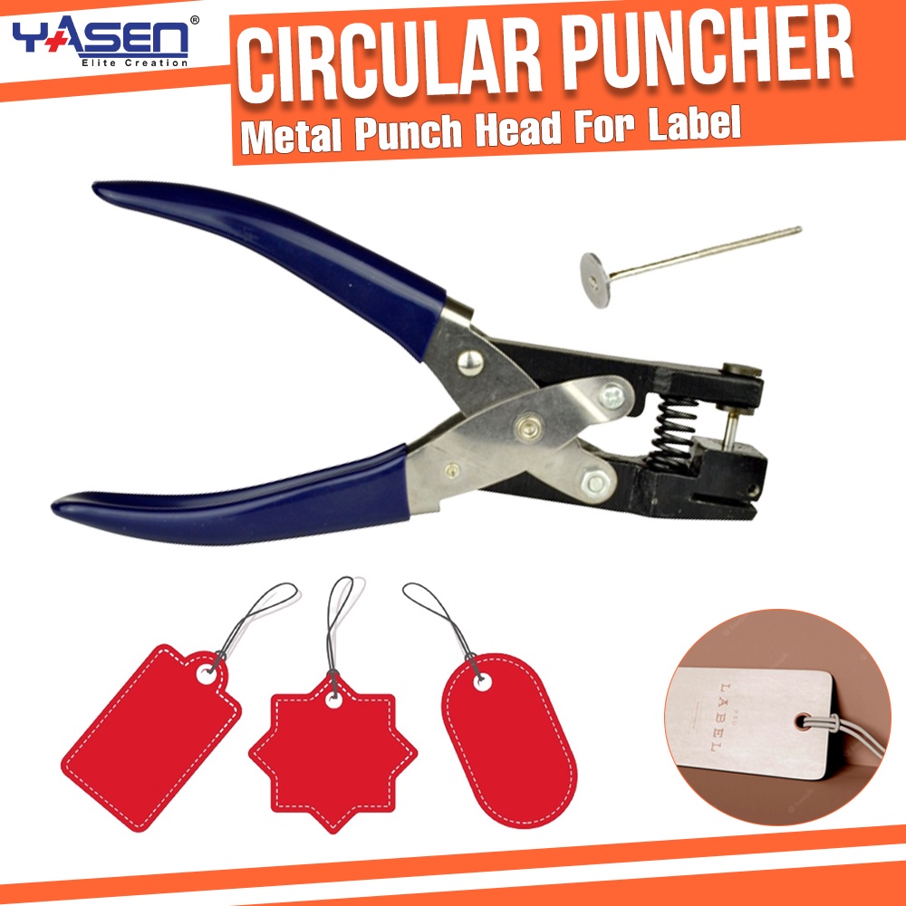 Circular Puncher / ID hole Puncher / Round Hole Punch / Label hole ...