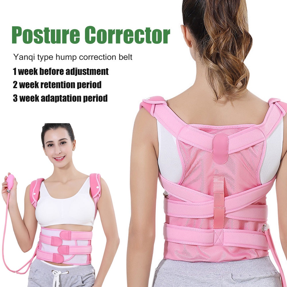 1Set Adult Children Inflatable Posture Corrector Spine and Back Support ...