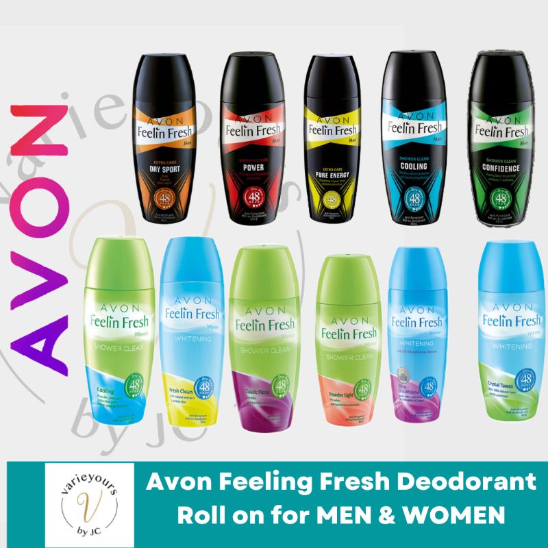 Avon Feeling fresh roll on deodorant (Anti Perspirant) for men and ...