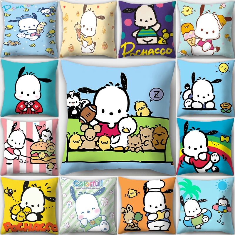 Pochacco Sanrio Family's New Cute Cartoon Children's Fashion Pillow Car ...