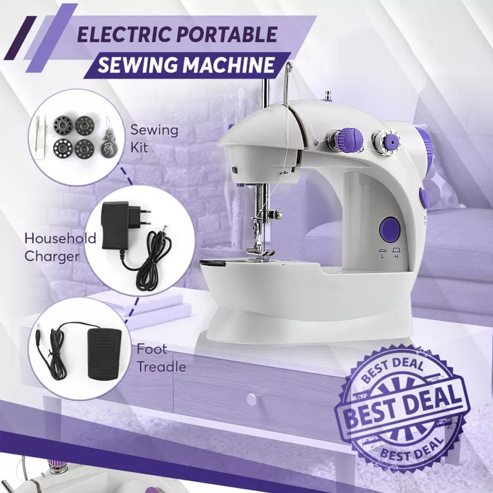 (AKAPE)202 Sewing Machine Home Small Electric Micro Handheld Portable ...