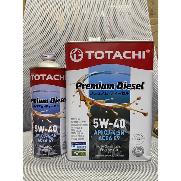 TOTACHI JAPAN ENGINE OILS PREMIUM DIESEL 5w40 | Shopee Philippines