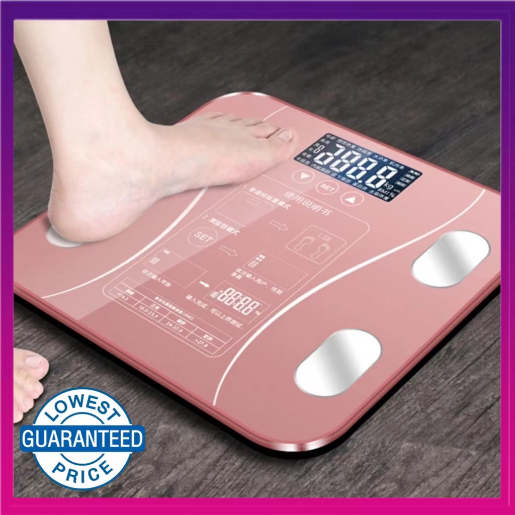 Body Fat scale Digital Human Weight Scales Floor ICD display Body Index ...