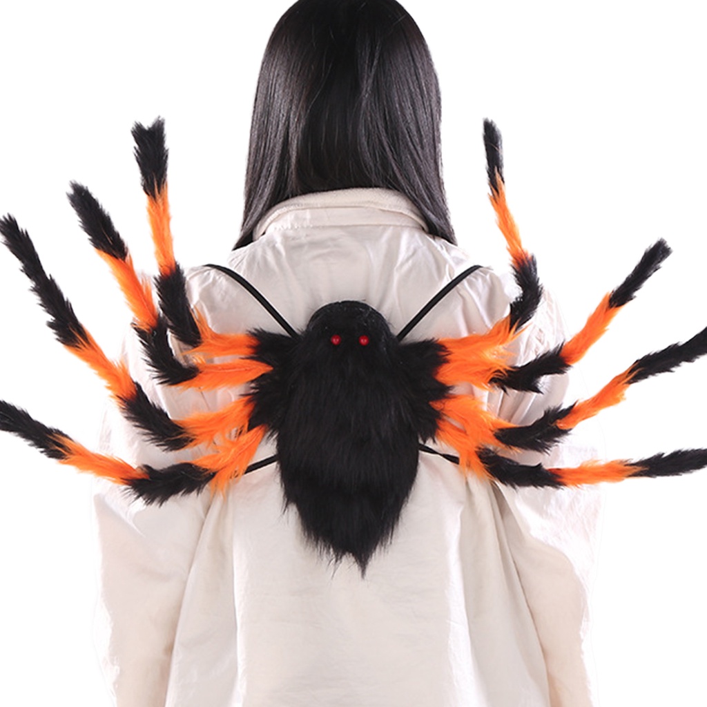 Halloween Giant Spider Backpack Halloween Spider Costume Candy Bag ...