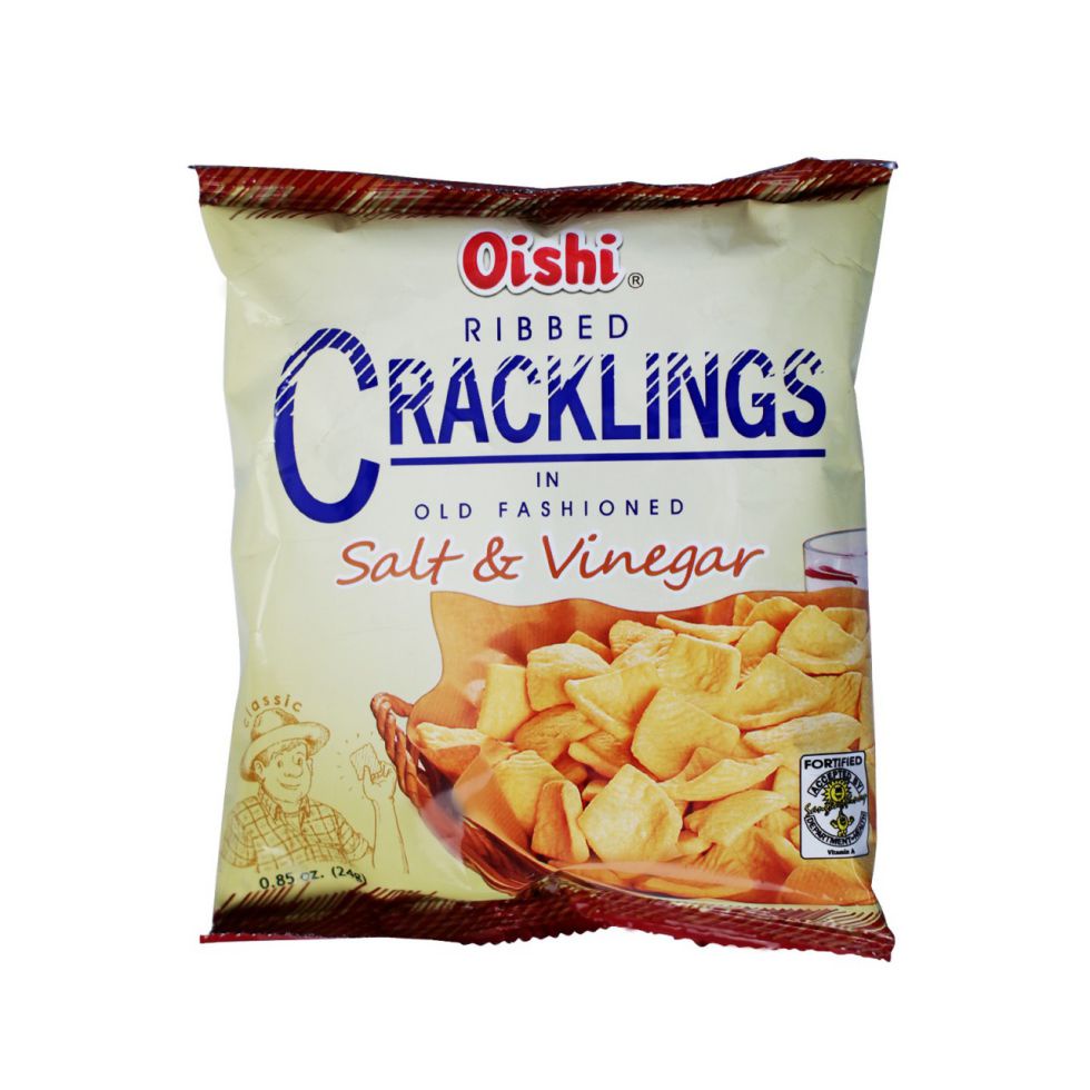Oishi Ribbed Cracklings 24g | Shopee Philippines