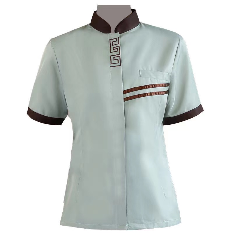 Hotel Cleaning Uniform Plus Size Summer Short Sleeved Restaurant ...