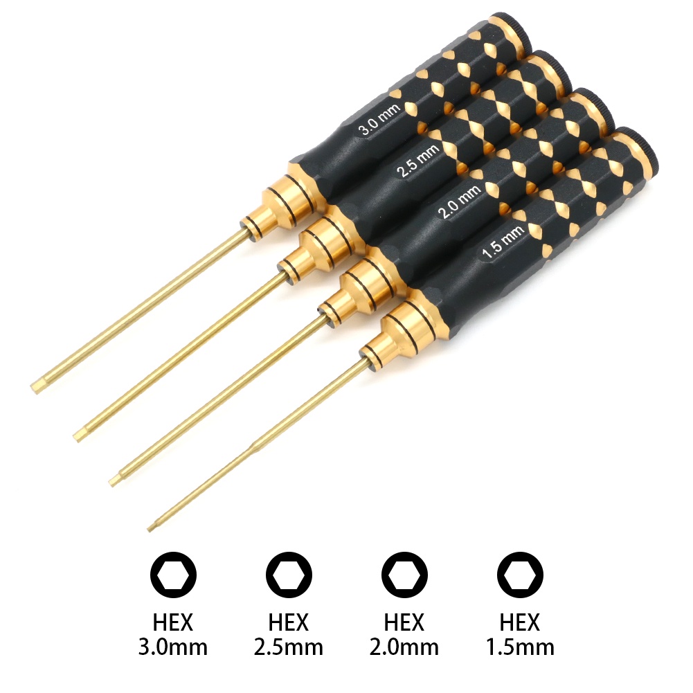 4pcs 1.5mm 2.0mm 2.5mm 3.0mm Hex Screw Driver Screwdriver Set Hexagon Tool Kit For FPV Drone ...