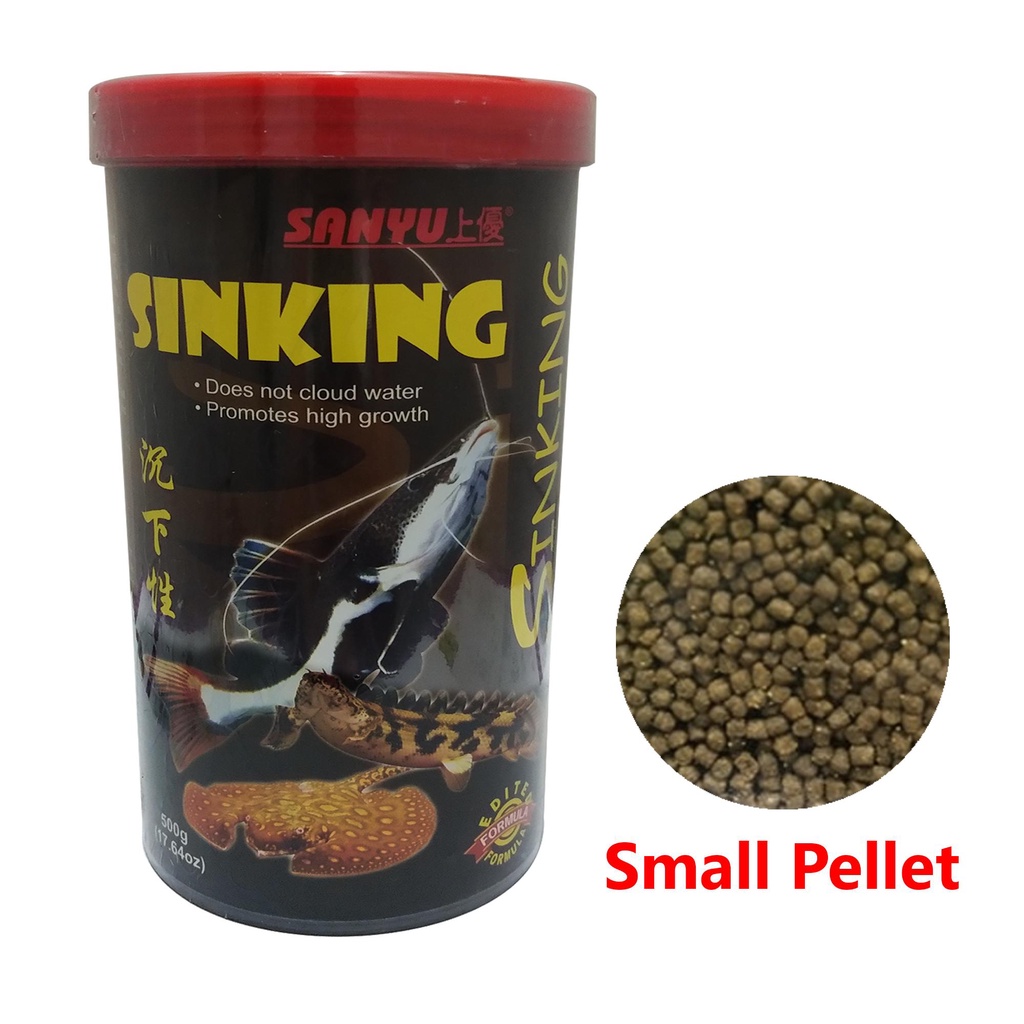 SANYU SINKING FOOD FOR FISH (500g) | Shopee Philippines