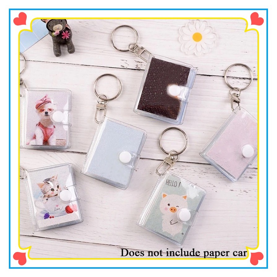 2 Inch Photo Album PVC Sequins Transparent Sticker & Name Card Holder ...