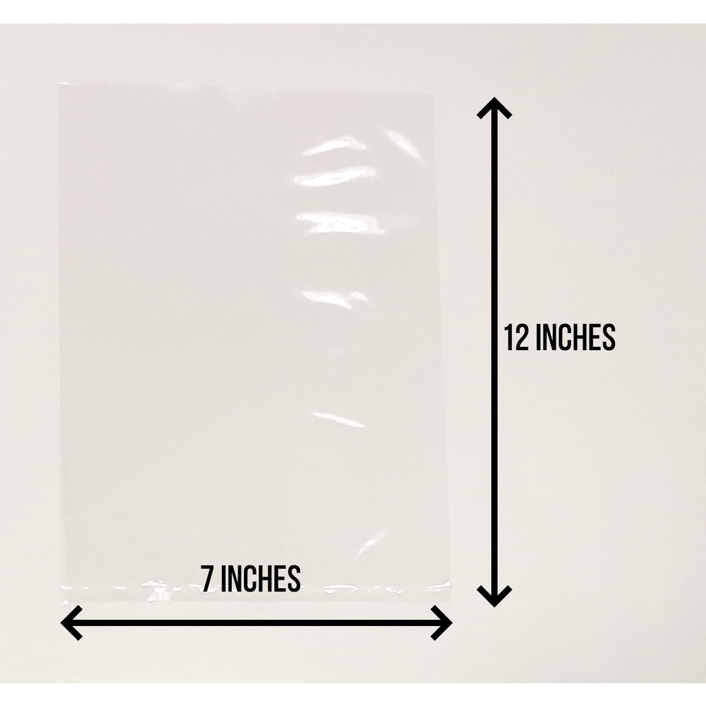 Purity Polypropylene PP Plastic Bags .002 ( 6x12 / 7x10 / 7x12 / 8x12 ...