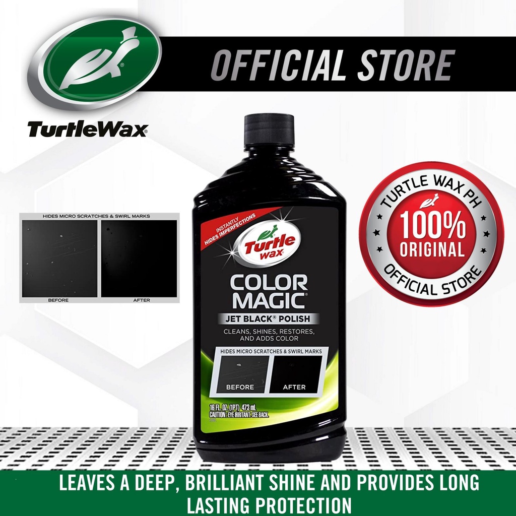 Turtle Wax Color Magic Black Car Polish T374KTR | Shopee Philippines