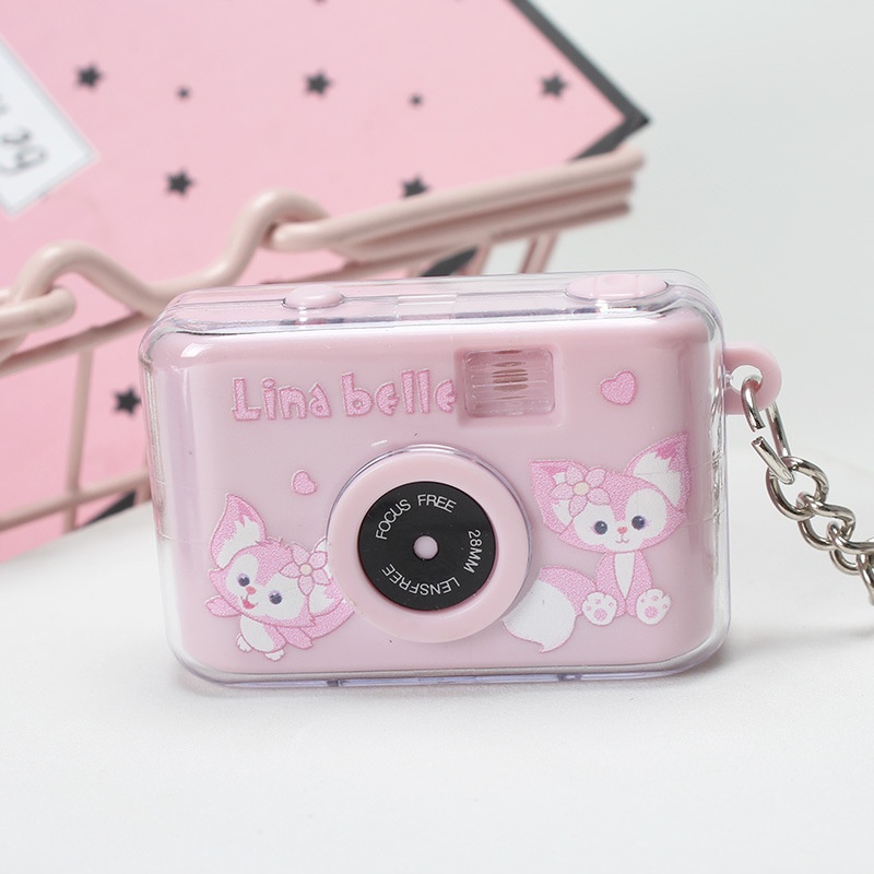 Cute Kuromi Cinnamoroll Luminous Camera Pendant Keychains | Shopee ...