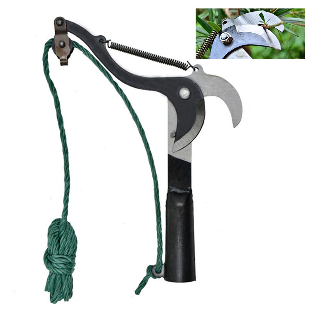 Telescopic high-branch shears with rope fruit picker high-altitude ...