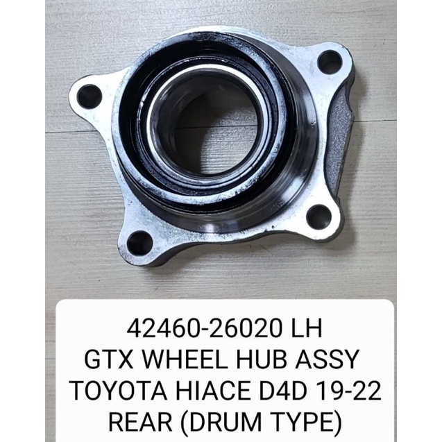 Wheel Hub Assembly Toyota Hiace D4D 2019-2022 Rear-Left Drum Type ...