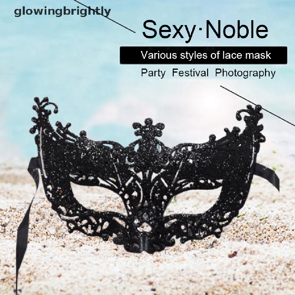 [glowingbrightly] Venice Sexy Golden Fox Mask Masquerade Costume Dance ...