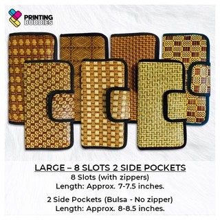 8/6pockets 2slots Money Organizers Native Banig Locally Made Pinoy ...