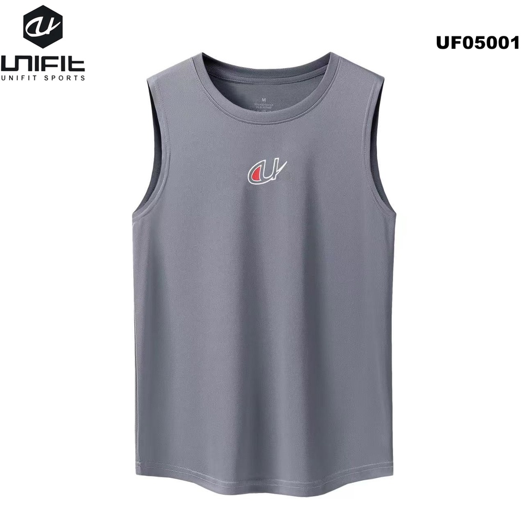 UNIFIT Men's Dri-Fit Jersey Sando Sports Training Jogging Fitness ...