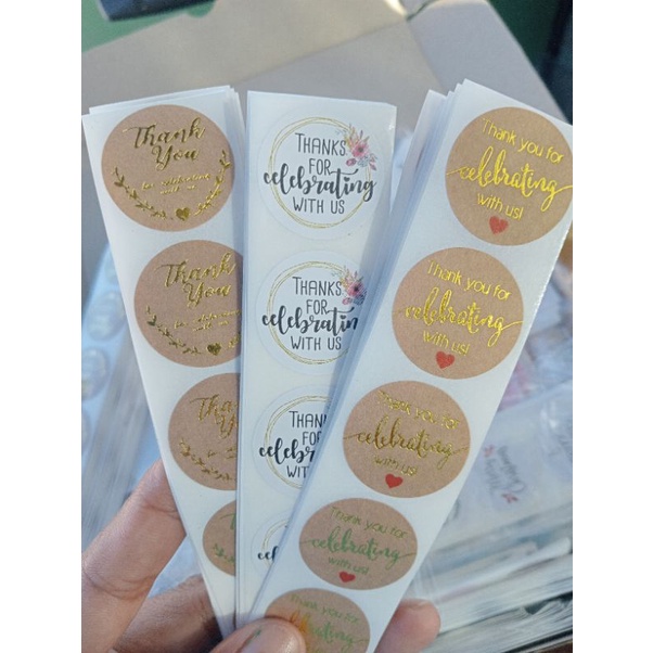 Thank you for celebrating with us sticker | Shopee Philippines