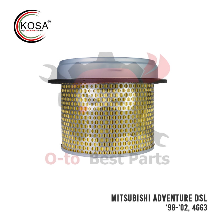 MITSUBISHI ADVENTURE DIESEL (1998-2002) / 4G63 MD620039 KOSA AIR FILTER ...