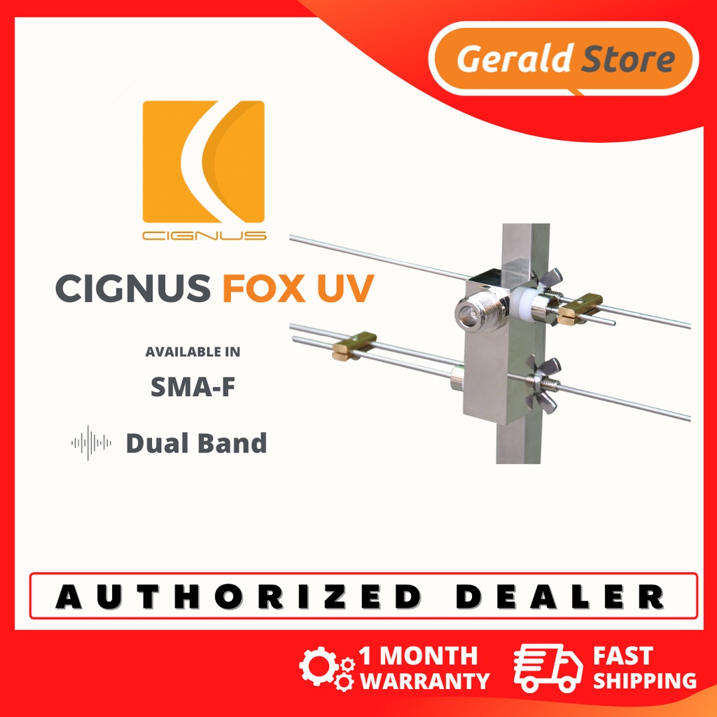 Cignus FOX UV Dual Band 144 / 430 Directional Yagi 8 Elements Antenna ...