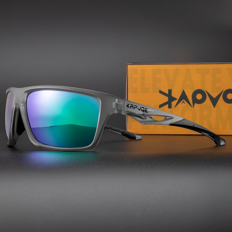 Kapvoe Cycling Sunglasses Tr90 Polarized Mens Sports Casual Womens