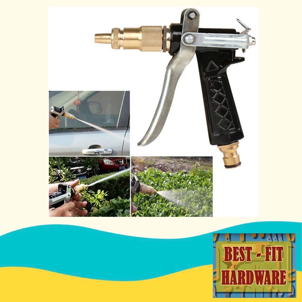 HOSE NOZZLE POWER SPRAYER / SPRAY GUN PISTOL STEEL NOZZLE / CAR WASH ...