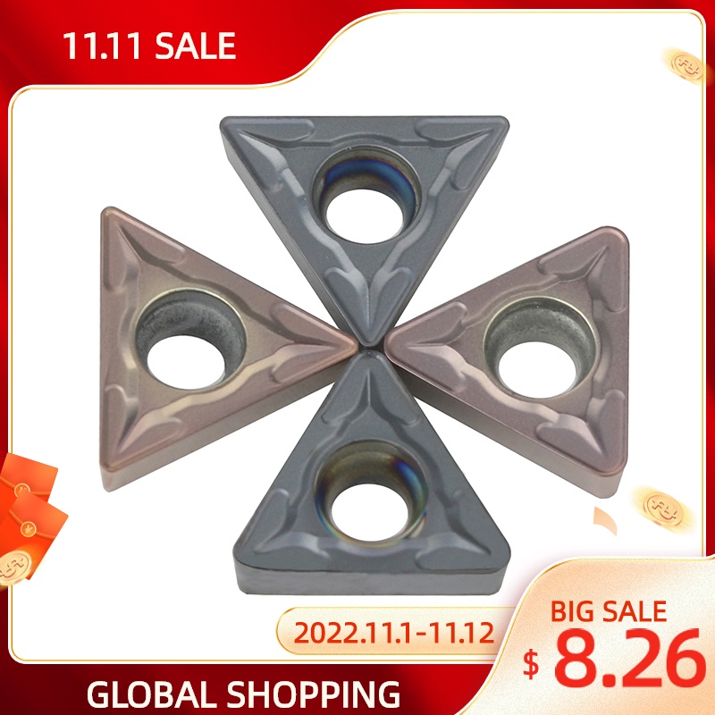 10pcs TCMT110204 TCMT110208 Carbide Insert TCMT Internal Turning Tool C ...