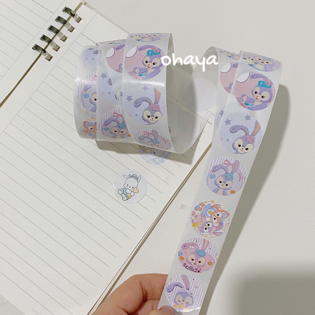 Ohaya Cute cartoon stickers 500pcs Sanrio kuromi Crayon Shin-chan diy ...