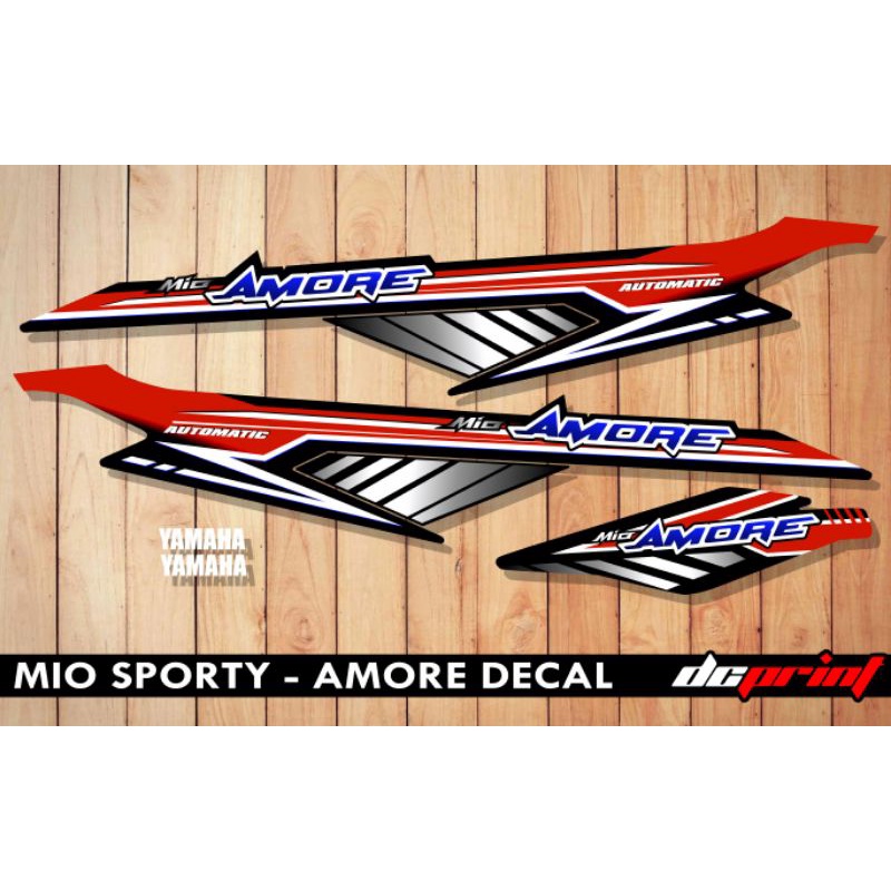 Mio Sporty Decal Amore Sticker Glossy Laminated | Shopee Philippines